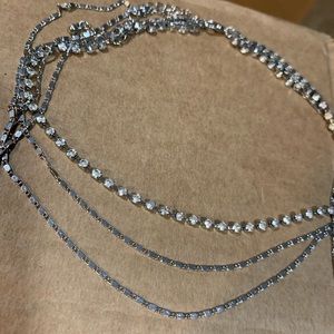 Jewelry | Layered Drop Chain Necklace | Poshmark